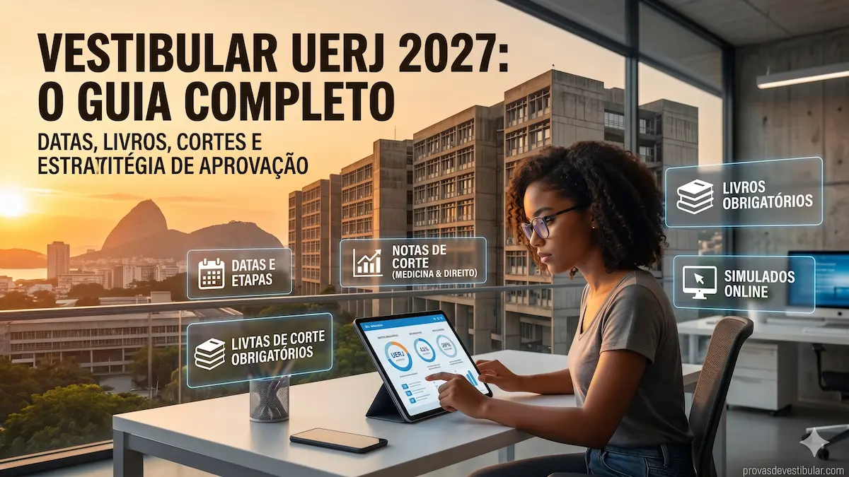 Vestibular UERJ 2027: Guia de Datas, Notas de Corte e Provas
